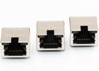 China Single Port RJ45 CAT5 E CAT6 Side Entry 1000V RMS 60Hz For Lan Adapter for sale