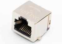 China 1x1 8 Pin Side Entry SMT RJ45 Jack For Communication Equipment for sale