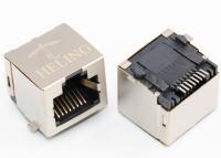 China 1x1 8 Pin Side Entry SMT RJ45 Jack For Communication Equipment for sale