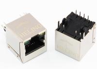 China Top Entry RJ45 Through Hole Connector , THT RJ45 PCB Jack RoHS Compliant for sale