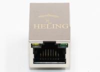 China 90 Degree Ethernet PoE RJ45 Jack 1 x 1 Port -40℃ - 70℃ Operating Temperature Range for sale