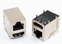 China 8P8C Female Connector RJ45 With HDMI / USB Stacked 2x1 For Data / Signal Transmissions for sale