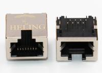 China 1000 Mb Cat 5 Modular Jack Black MJ3288-B011-HR1 for sale