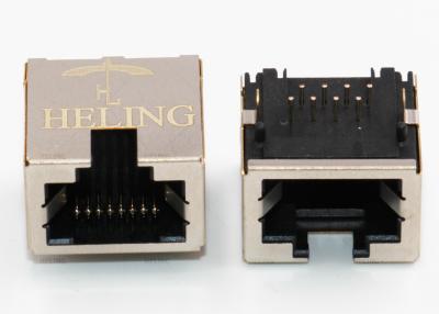 China 1000 Mb Cat 5 Modular Jack Black MJ3288-B011-HR1 for sale