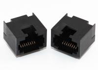 China Black 1000 Base T RJ45 Modular Jack MJ3288-B011-HRN1 for sale