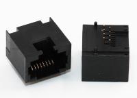 China Black 1000 Base T RJ45 Modular Jack MJ3288-B011-HRN1 for sale