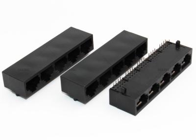 China Multiple Port RJ45 Modular Connector MJ5608-B015-BRN1 RoHS ISO9001 for sale
