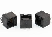 China 8P8C Positions Vertical RJ45 Jack For Network Switches MJ88-B211-JPS1 for sale