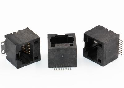 China 8P8C Positions Vertical RJ45 Jack For Network Switches MJ88-B211-JPS1 for sale
