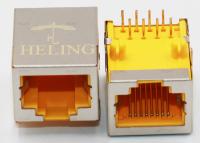 China Side Entry Right Angle RJ45 Connector , Network RJ45 90 Degree Adapter for sale