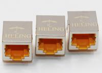 China Side Entry Right Angle RJ45 Connector , Network RJ45 90 Degree Adapter for sale