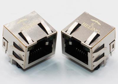 China PBT Housing Female RJ45 Modular Connector For PCB for sale