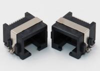 China Latch Up 90 Degree 8P8C Single Port SMT RJ45 LAN Jack for sale