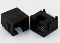 China SMT Surface Mount RJ45 Connector R / A Latch Down For LAN Ethernet for sale