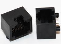 China Unshielded RJ45 Through Hole Connector , PCB RJ45 Modular Socket R / A for sale