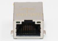 China Unshielded Black SMT RJ45 Connector MJ6A-B211-HRL1T165-1C for sale