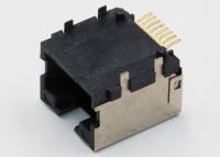 China Single Port Shielded SMT RJ45 Connector R / A 50 U