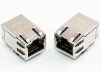 China One Port Tab Up R / G RJ45 PoE Magjack Built - In YEL / GRE LED Indicator for sale