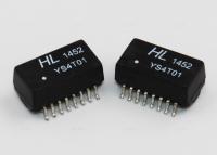 China PCB Magnetics RJ45 LAN Transformer Single Port 2 Rows 16 Soldering Foots for sale