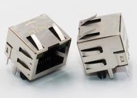 China Right Angle RJ45 8P8C Modular Jack Tab Up Latch Direction For LAN Network Switch for sale