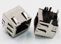 China Right Angle RJ45 8P8C Modular Jack Tab Up Latch Direction For LAN Network Switch for sale