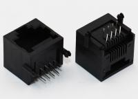 China 90 Degree Ethernet Connector RJ45 Single Port 8P8C Jacks Halogen - Free for sale