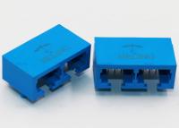 China Unshielded RJ45 1x2 Two Ports RJ45 Female Connector RoHS Certificate for sale