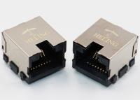 China Half Shielded One Port Tab Up SMT RJ45 Jack Lightweight For Networking Products for sale