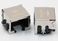 China 1 Port Modular Connector Ethernet Jack RJ45 Female For Networking equipments for sale