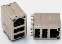 China Brass Shielded Usb 2.0 To Rj45 MU88-B031-CRL101 for sale