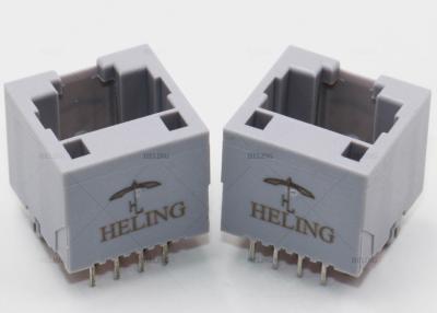 China Shielded Rj45 Multiple Port Connectors MJ88-G011-PN2 RoHS ISO9001 for sale