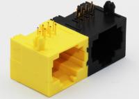 China Side Entry 1x2 Ports RJ45 Jack Modular Connector MJ5688P-FB12-HPRDNRY for sale