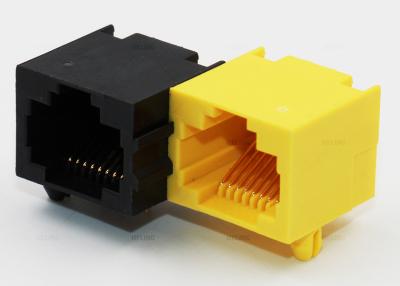 China Side Entry 1x2 Ports RJ45 Jack Modular Connector MJ5688P-FB12-HPRDNRY for sale