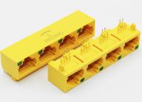 China Thru Hole Type Rj45 Multiple Port Connectors MJ5688P-Y014-HRNLG-L for sale