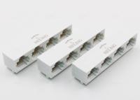 China ABS Resin Housing THT Rj45 Multiple Port Connectors MJ5688L-W014-BRN1 for sale