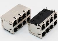 China RoHS Compliant Right Angle Rj45 Female Socket Tab Up for sale