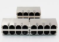 China Tab Up Female Lan SMT Connector , Low Profile RJ45 Waterproof Connector for sale