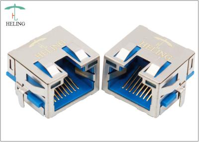China RJ45 Single Port PCB Jack MJ88-U011-RVSL1 for sale