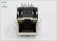 China 8P8C RJ45 Female Jack With 100M / 1000M Base -T Magnetics For LAN Adapter / Switches for sale