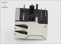 China 8P8C RJ45 Female Jack With 100M / 1000M Base -T Magnetics For LAN Adapter / Switches for sale