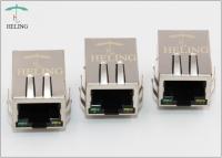 China Network Hubs 8 Positions RJ45 Lan Jack With 100 Base T Magnetics Connector for sale