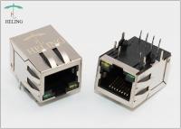 China Network Hubs 8 Positions RJ45 Lan Jack With 100 Base T Magnetics Connector for sale