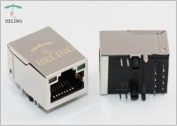 China Integrated Magnetics Through Hole RJ45 Female Connector For Networking Devices for sale