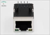 China Integrated Magnetics Through Hole RJ45 Female Connector For Networking Devices for sale