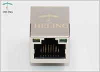 China Integrated Magnetics Through Hole RJ45 Female Connector For Networking Devices for sale