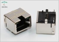 China Halogen - Free RJ45 Female Connector With LED For NIC / Network Splitters / IP Camera / VOIP for sale