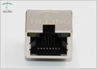 China Halogen - Free RJ45 Female Connector With LED For NIC / Network Splitters / IP Camera / VOIP for sale