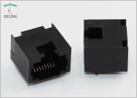 China Eight Positions RJ 45 Network Jack Unshielded Tab Up Right Angle For Gateway for sale