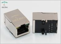 China 100Mb RJ45 Female Connector 1 X 1 Port With LED Tab Up For VOIP Gateway Setup / Router for sale