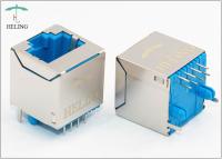 China 8P8C Vertical 180 Degree 21 Modular Jack RJ45 180 Degree for sale